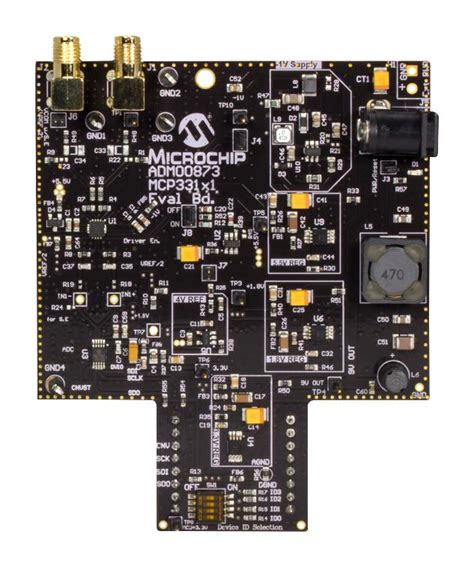 ADM Microchip Evaluation Board MCP X X Xx Series SAR ADCs Msps