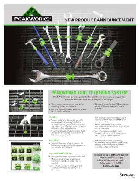 Peakworks Tool Tethering System Aqeet