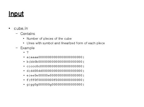 cube assignment 2 programming language spring 2003 cube
