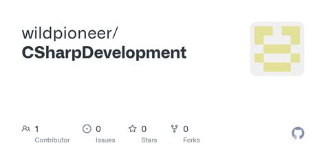 GitHub Wildpioneer CSharpDevelopment