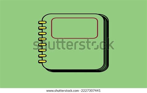 Notebook Logo Designed School Stock Vector Royalty Free 2227307441