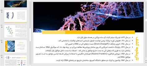 دانلود قالب پاورپوینت دی ان ای و آر ان ای Dna And Rna 🔬🧬 حرفه ای و قابل ویرایش