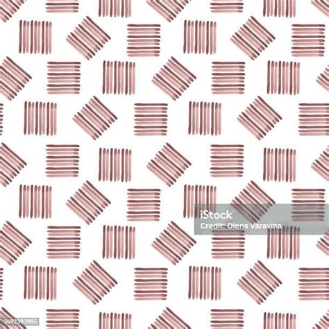 짙은 분홍색 줄무늬 형태 없는 스트로크 원활한 패턴 수채화 그림 트렌디한 미니멀리스트 개념 간단한 반복 장식 장식 질감 트렌디한 현대적인 액체 디자인 가능성에 대한 스톡