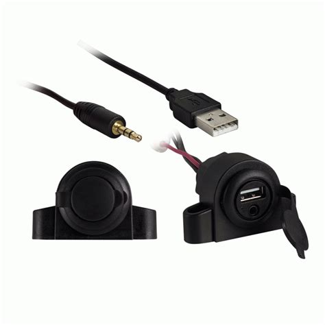Aux Input W Usb Charger