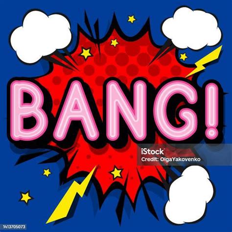 뱅 그림자가있는 복고풍 레터링 복고풍 포스터 배경의 하프 톤 패턴 빈티지 팝 아트 스타일의 벡터 밝은 일러스트레이션 졸작에 대한 스톡 벡터 아트 및 기타 이미지 Istock