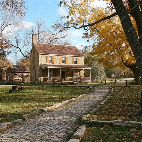 A Historical Park With Periodspecific Architecture Artifacts And Educational Exhibits Premium