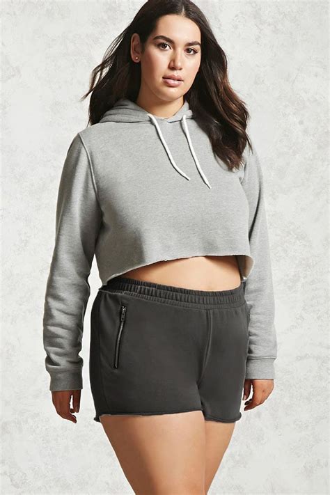 Forever 21 A Pair Of French Terry Knit Shorts Featuring An