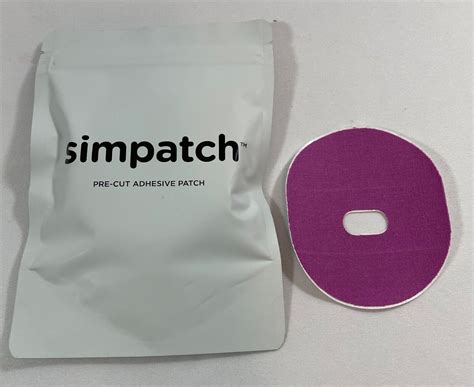 Simpatch Pre Cut Adhesive Patch Pack Of 25 Use With Guardian Enlite