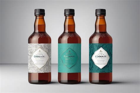 Premium Photo Bottle Label Packaging Design Label Template Design