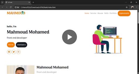 webdevelopment html css firstproject portfolio