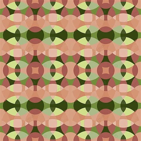 A Collection Of Four Retro Tiling Patterns With Circular Vectors In