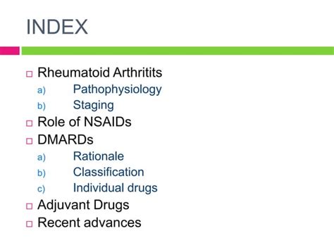 Dmards Pptx Digestive Disorders Diseases And Conditions