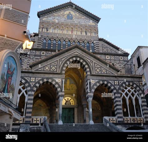 The Beautiful And Iconic St Andrew Cathedral Cathedral Of Amalfi In