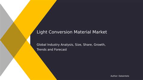 Light Conversion Material Market Report Global Forecast From 2025 To 2033