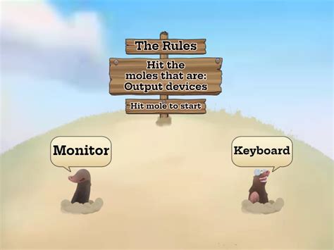 Output Devices Whack A Mole