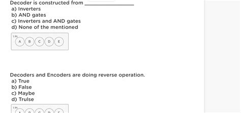 solved 1 15 outputs a decoder converts n inputs to a n