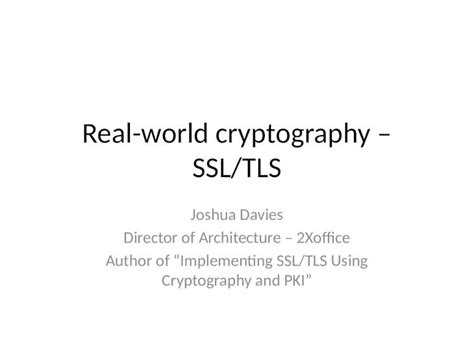 Pptx Implementing Ssl Dokumentips