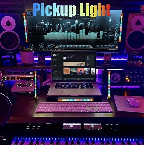 rgb sound reactive led light bars furniture and home living lighting