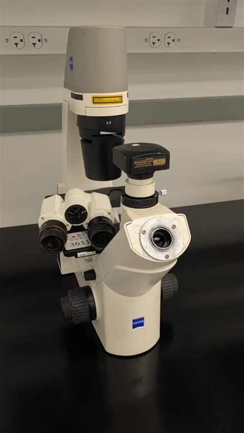 Zeiss Primovert Inverted Phase Contrast Microscope Cambridge Scientific