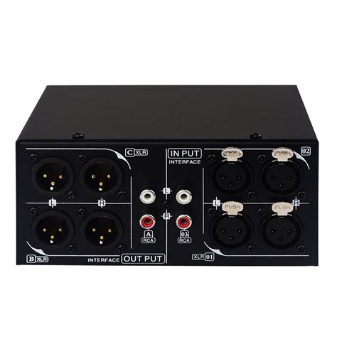 Lynepauaio Audio Converterstereo Switch Switcherbalanced Xlr