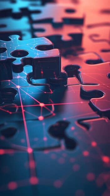 Digital Representation Of Api Integration Concept Premium Ai