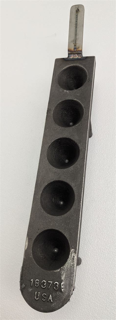 Cast Iron Conical Assay Mold 5 Place 1 X 5 Legend Inc Sparks
