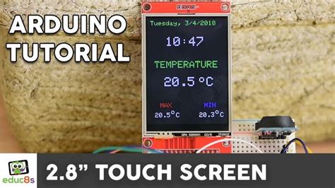 Arduino Tft Lcd Touch Screen Tutorial 28 Ili9341 Driver Also For