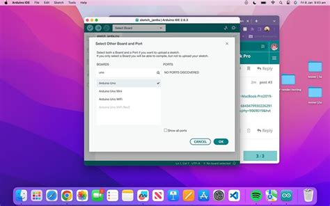 Port Not Discovered On Arduino IDE MacBook Pro IDE X Arduino Forum