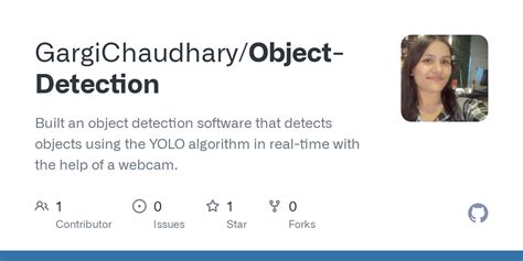 GitHub GargiChaudhary Object Detection Built An Object Detection Software That Detects