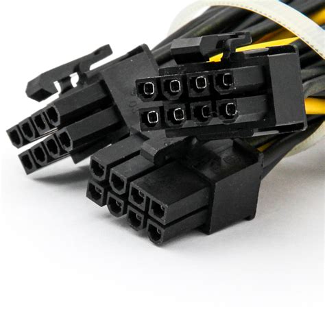 ⭐️ خرید اینترنتی کابل برق کارت گرافیک 8 پین به 8 پین مدل 016 طول 0 7 متر 1403 فروشگاه دیگسون ⭐️