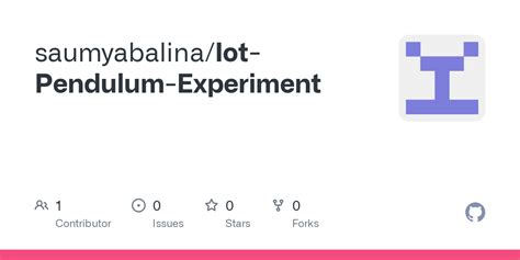 Github Saumyabalina Iot Pendulum Experiment