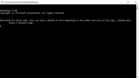 how to use setupdiag exe to diagnose windows upgrade errors