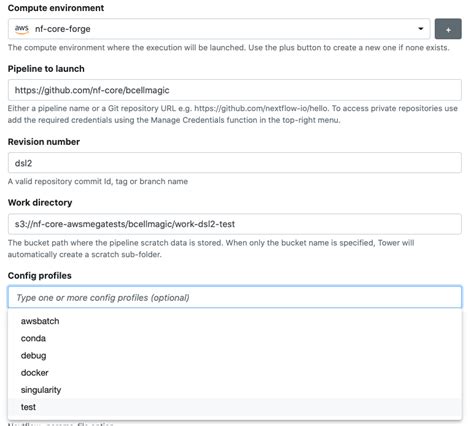 bug profile not recognized · issue 300 · seqeralabs nf tower · github