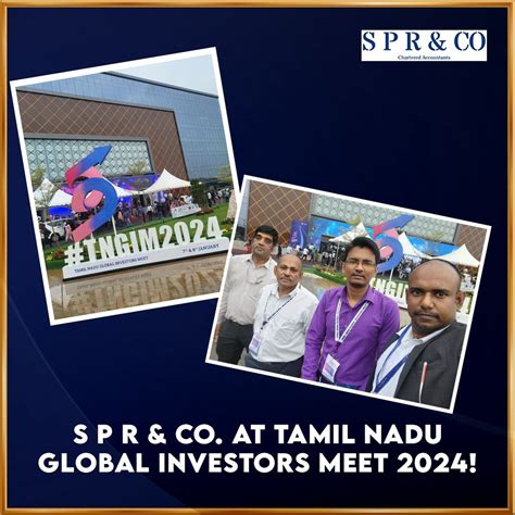 Spr And Co On Linkedin Sprandco Tngim2024 Globalinvestorsmeet Businessinnovation