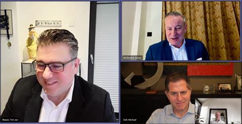 Thank You Very Much Michael Dell And Adrian Mcdonald For Spending Some