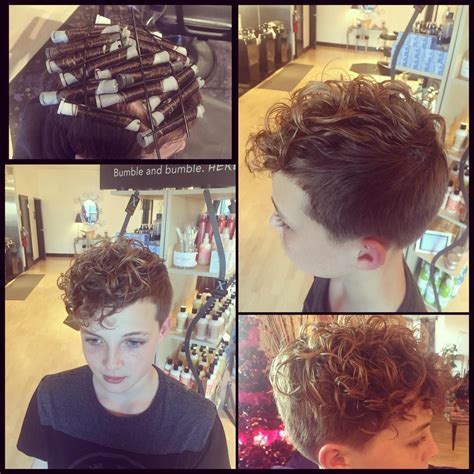 Adding Texture And Curl With A Perm Today 2018 Manperm Bumbleandbumblecurl Isoperm