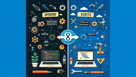upgrade existing javascript react project to typescript vs creating a