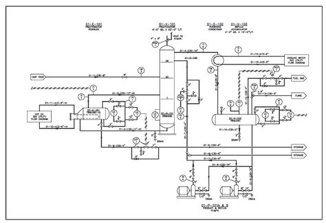 Simple Pandid Diagram Piping And Instrumentation Diagram 51 Off