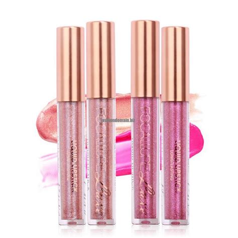 Metallic Waterproof Liquid Lipstick Glitter Long Lasting Moisturizer