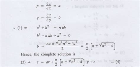 Solved Example Problems Based On First Order Partial Differential