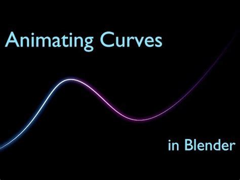 How To Animate Curves In Blender Blender Blender Tutorial Blender Models
