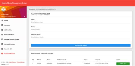 Medical Store Management System In Django Free Download 2025