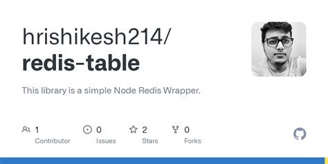 Github Hrishikesh214redis Table This Library Is A Simple Node Redis Wrapper