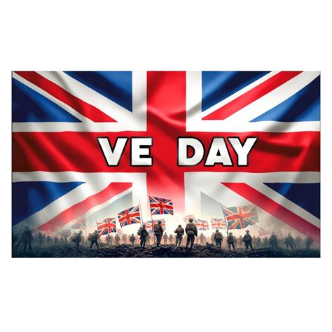 Ve Day Flag Framlingham Toy Shop