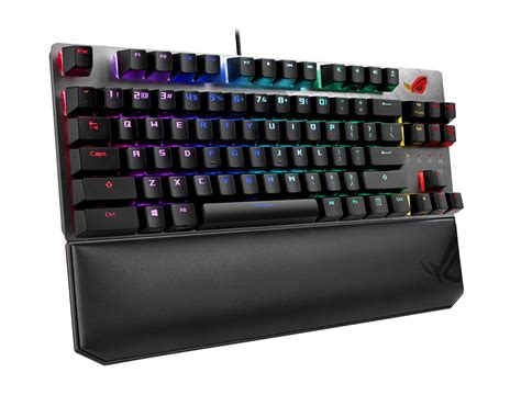 Геймърска механична клавиатура ASUS ROG Strix Scope TKL Deluxe RGB Red ...