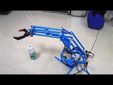 Robotic Arm YouTube Robot Arm Electronics Projects Diy Robot Design
