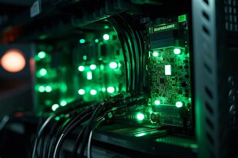 Premium Photo Close Up Of Server Rack Mounted Environmental Monitoring Probes