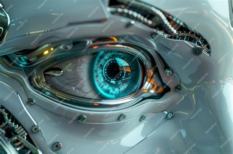 Premium Photo Peek Into The Inner Workings Of An Android Cybernetic
