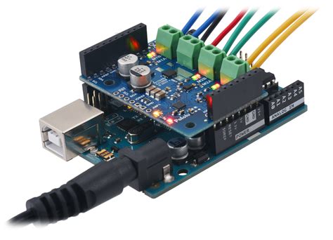 pololu motoron m3s550 triple motor controller shield for arduino