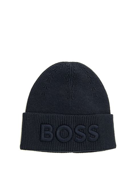 Cappello A Coste Afox Blu Scuro Boss Uomo Scaglione Ischia